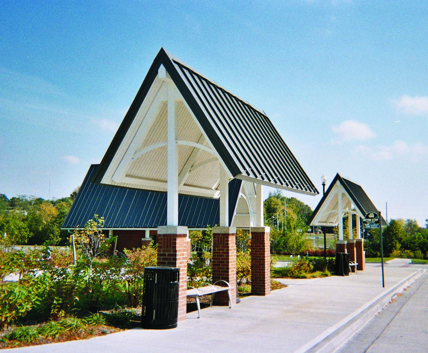 Craftsman Gable Transit Shelter